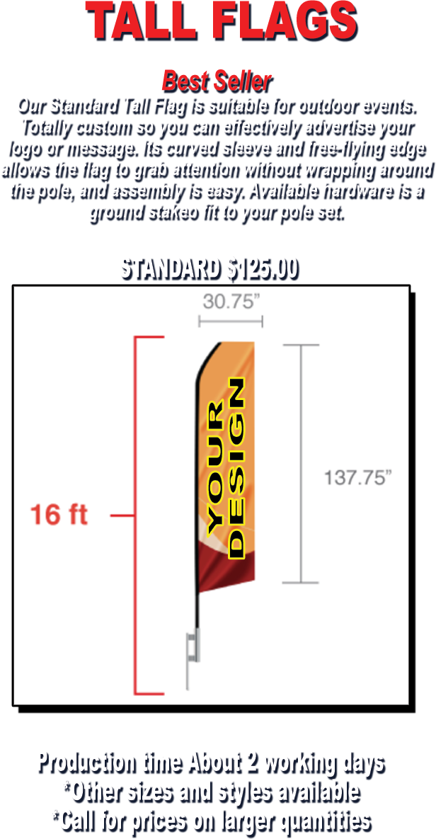 Tall flags - The Project Printer